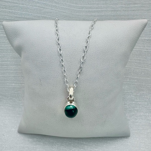 Venus and Vulcan | Jewelry | Malachite Pendant Sterling Silver Necklace ...